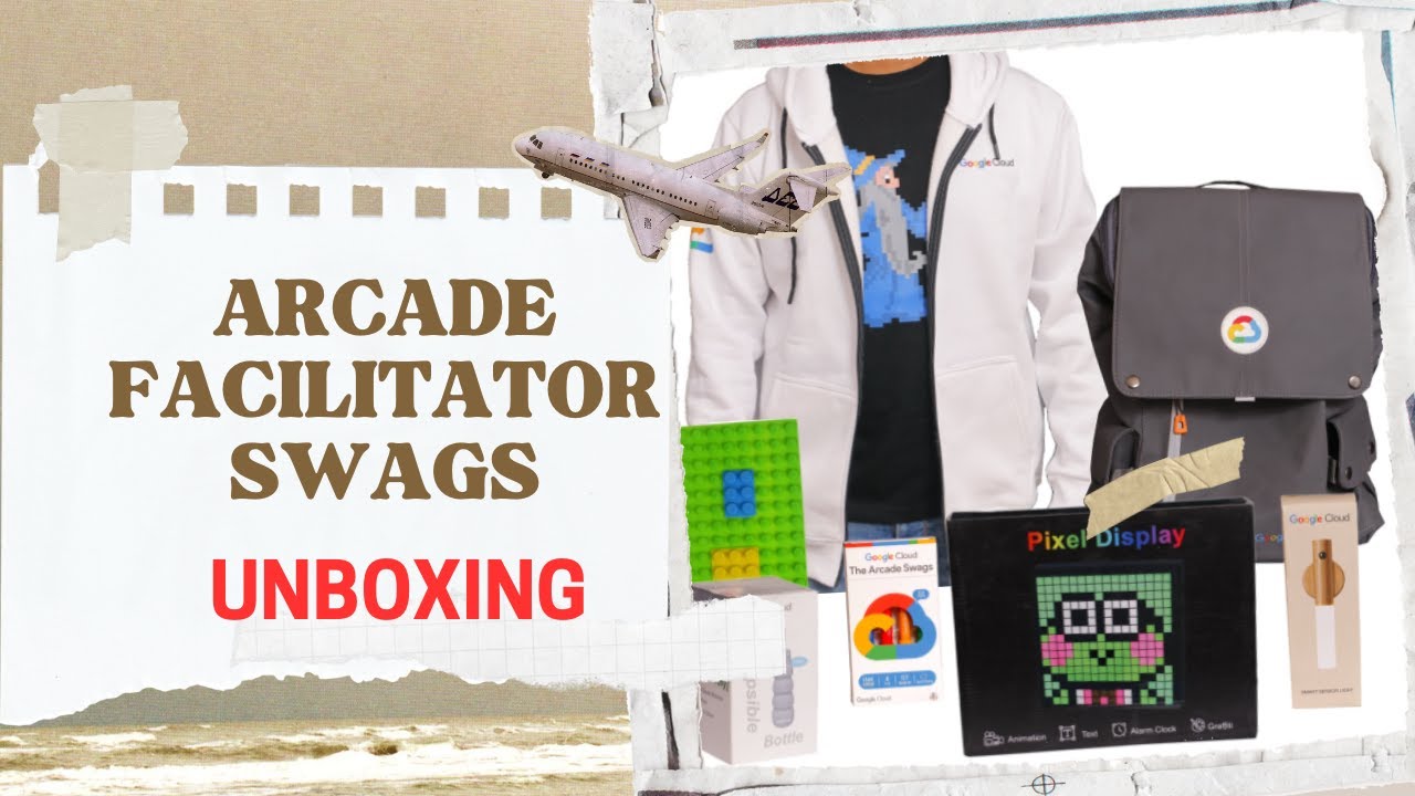 THE ARCADE FACILITATOR SWAGS UNBOXING #qwiklabsarcade2024 #quicklab # ...