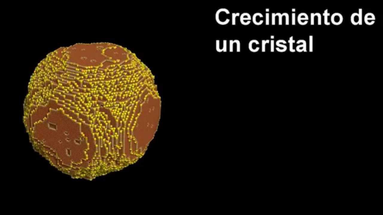 Crecimiento de un cristal - Nucleacion - YouTube