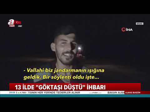 Türkiye'ye Göktaşı Düştü! Akıl Almaz Görüntüler!
