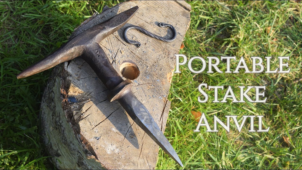 Blacksmithing - Forging a Stake Anvil - YouTube
