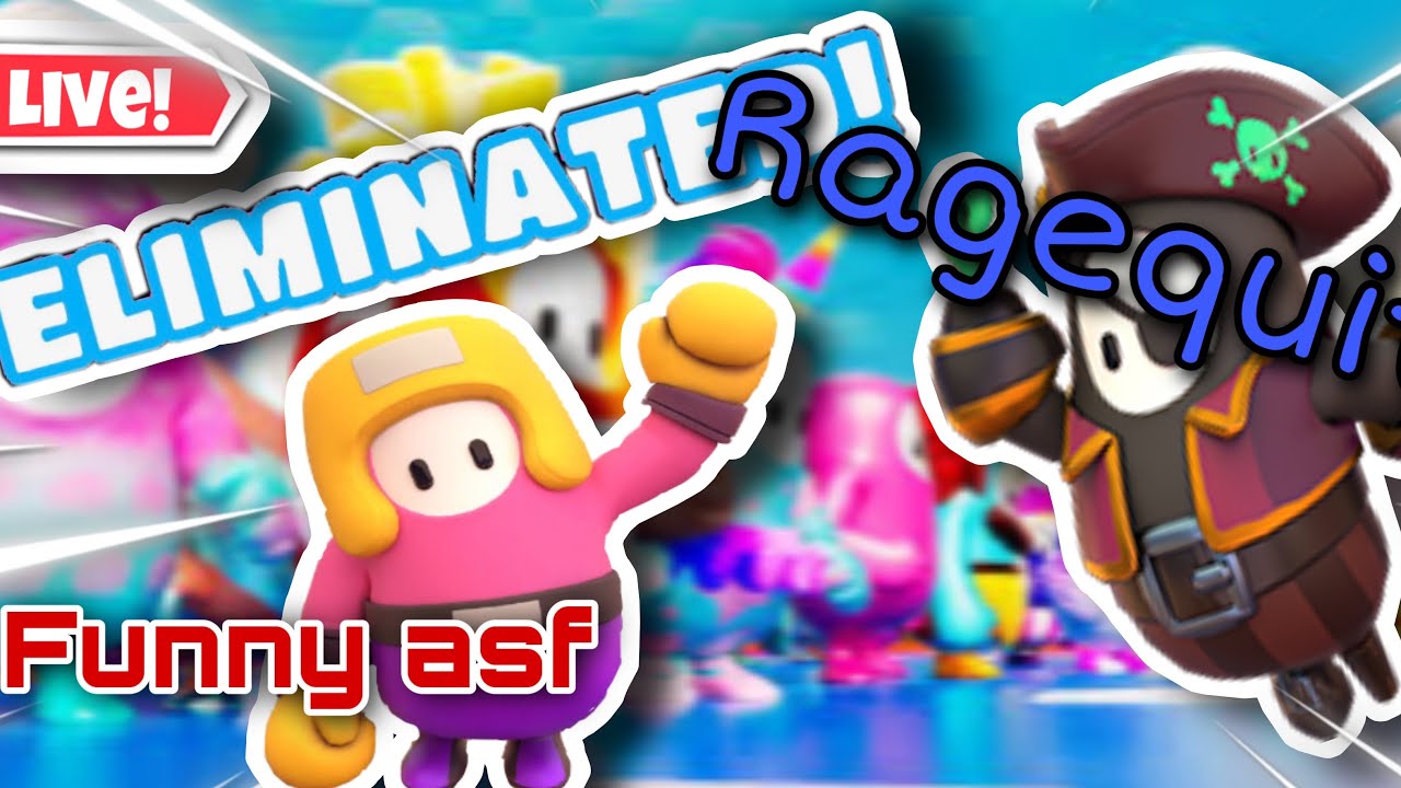Fall guys Tip Toe Tournament pt.1 Ragequit🤬 - YouTube