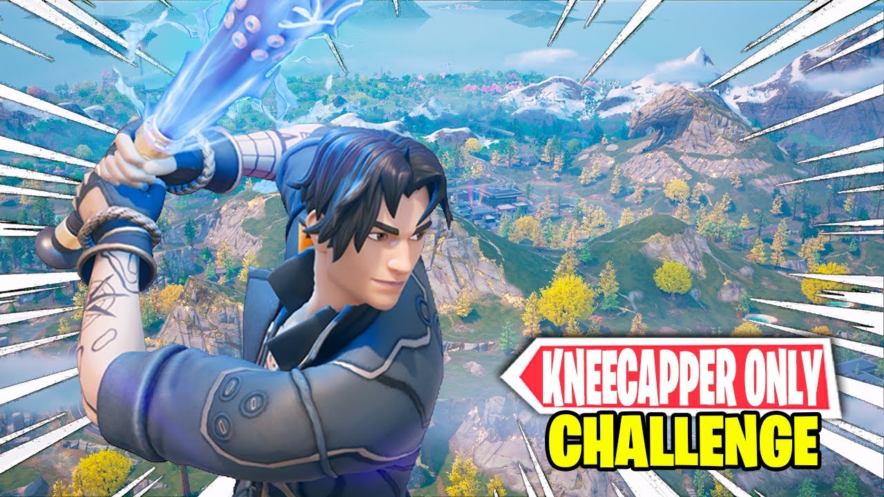 The Kneecapper *ONLY* Challenge in Fortnite - YouTube