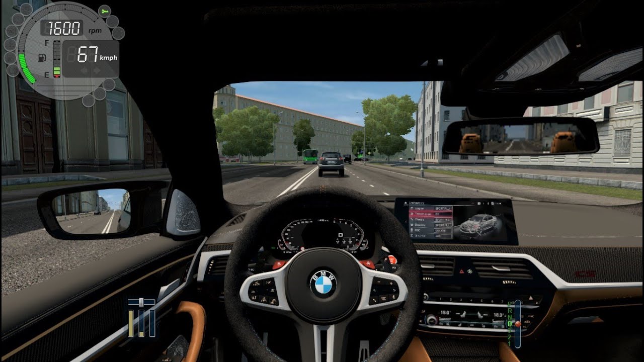 City Car Driving - BMW M5 CS 2021 | Driving normal - YouTube