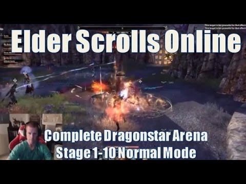 Elder Scrolls Online Dragonstar Arena Gameplay Stage 1 to 10 - YouTube