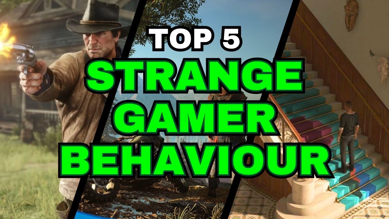 Top 5 Strange Things Gamers Do - YouTube