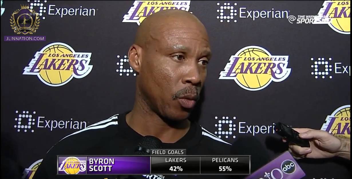 Bryon Scott Post game interview - Disappointed with Lakers defense ...