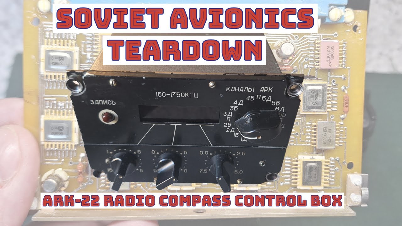 Russian Avionics - ARK-22 Radio Compass Control Box. Taking it apart ...