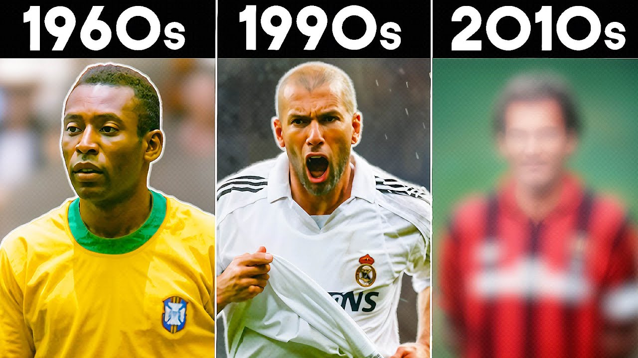 BEST PLAYER OF EACH DECADE IN THE HISTORY OF FOOTBALL - YouTube