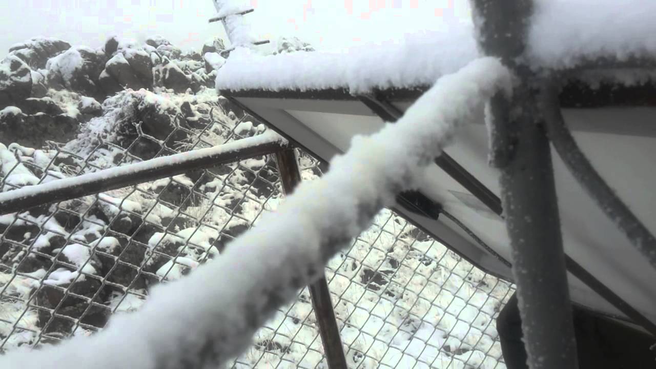 Solar system in winter - YouTube