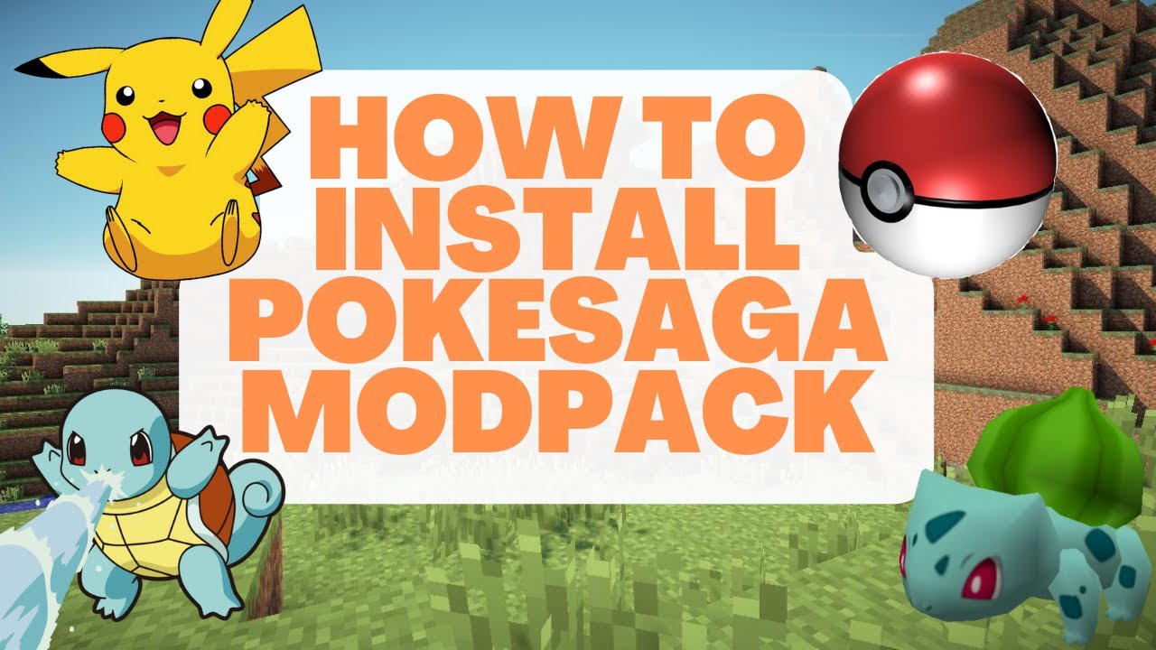 How to Install the PokeSaga Modpack in Minecraft - YouTube