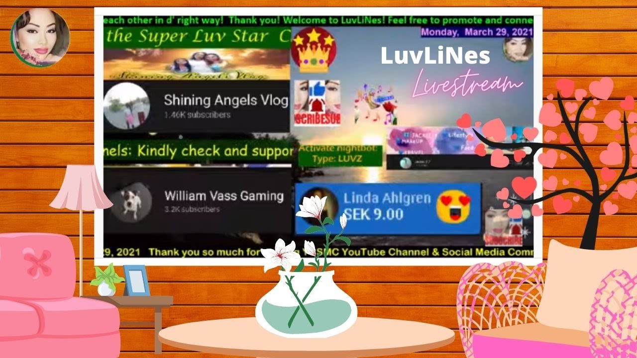 Channel flex, chat, chill, connect! and grow @LuvLiNes MUSIC Live ...