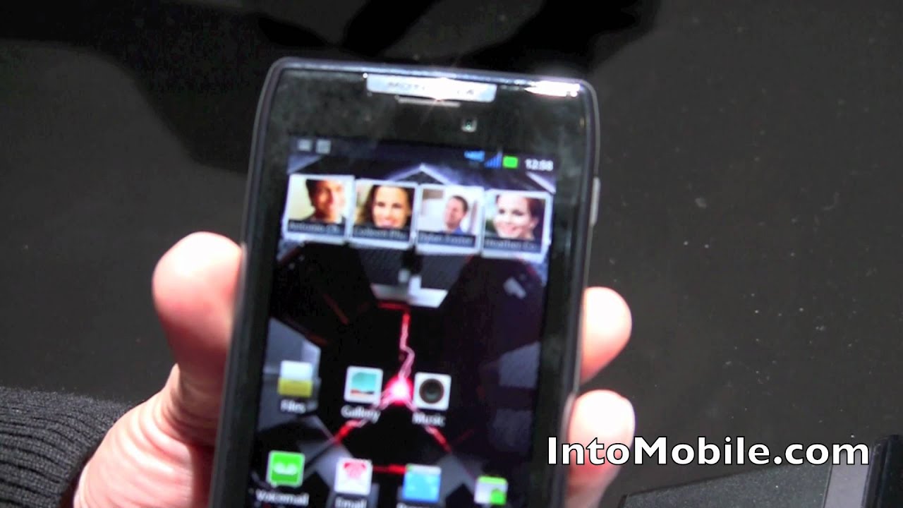 Motorola Droid Razr hands-on - YouTube