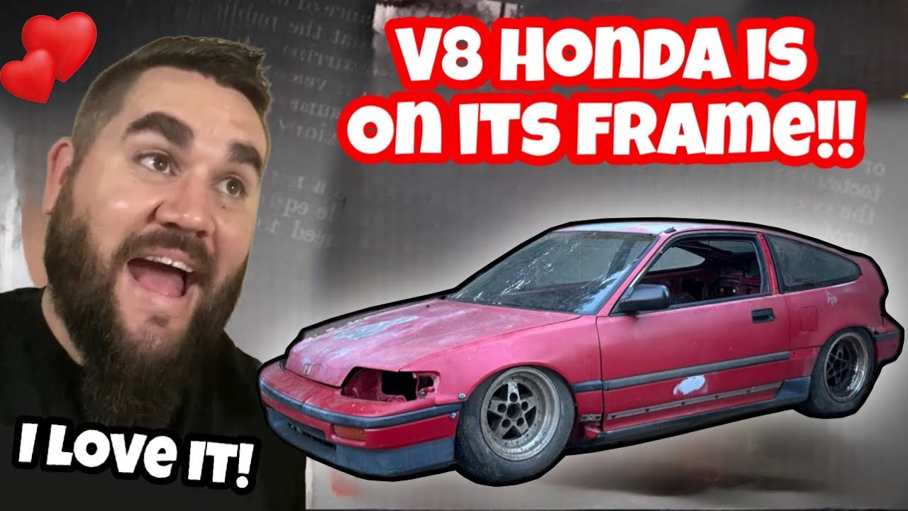 RWD V8 CHEVY IN A HONDA! THE BODY IS ON ITS CUSTOM FRAME & IT LOOKS ...