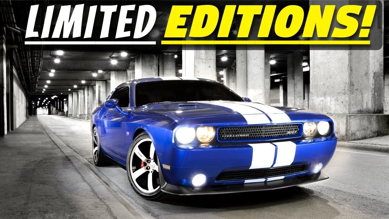 Rare & Limited Edition Dodge Challenger Models - Part 1 - YouTube