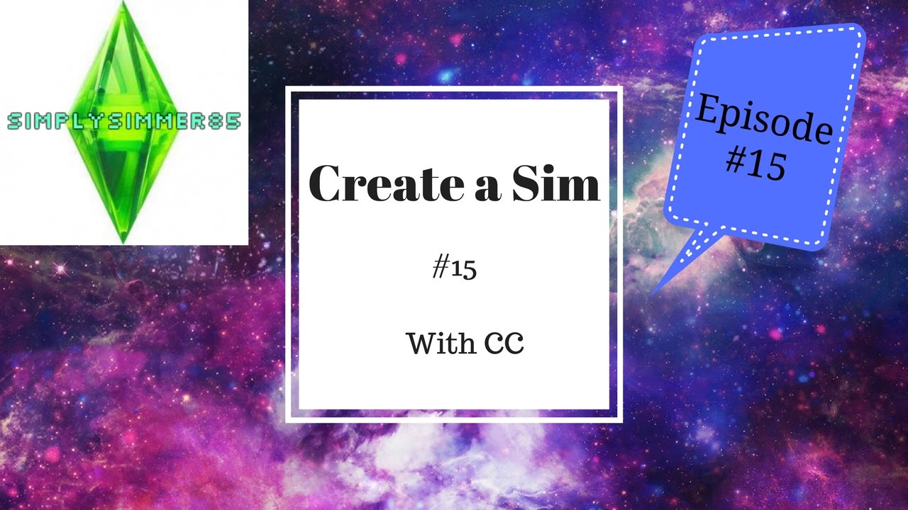 The Sims 4// Create a Sim #15// CC With Hamilton Songs! - YouTube