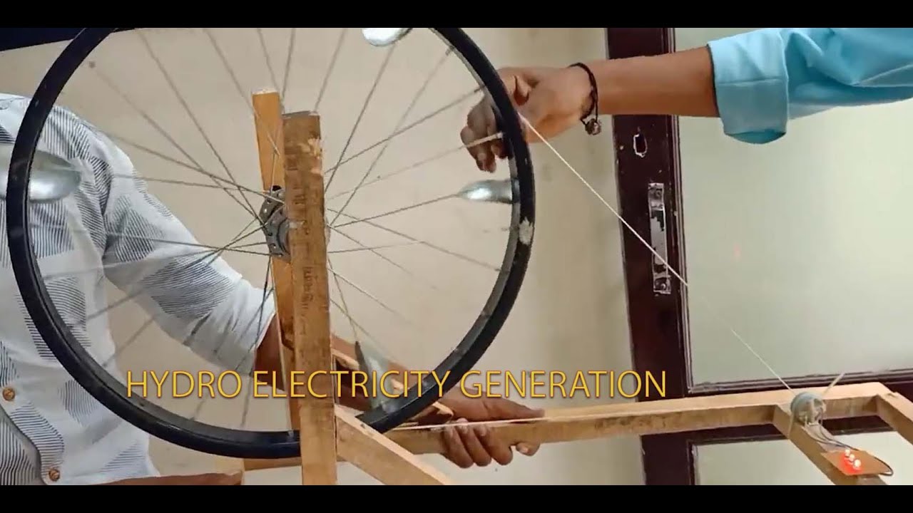 Hydro Electricity Generation Working Model - YouTube