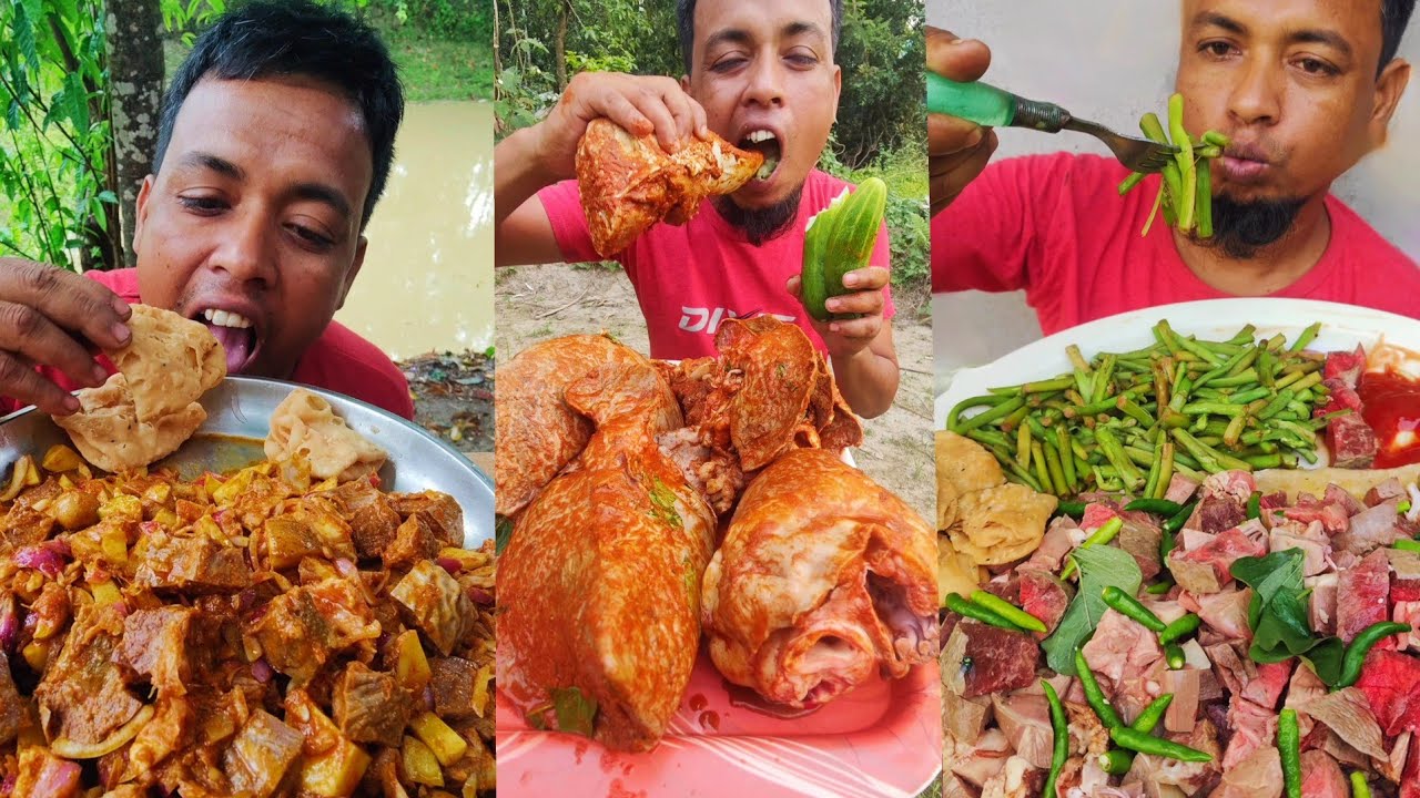 Roasted beef jowl Roasted liver - YouTube