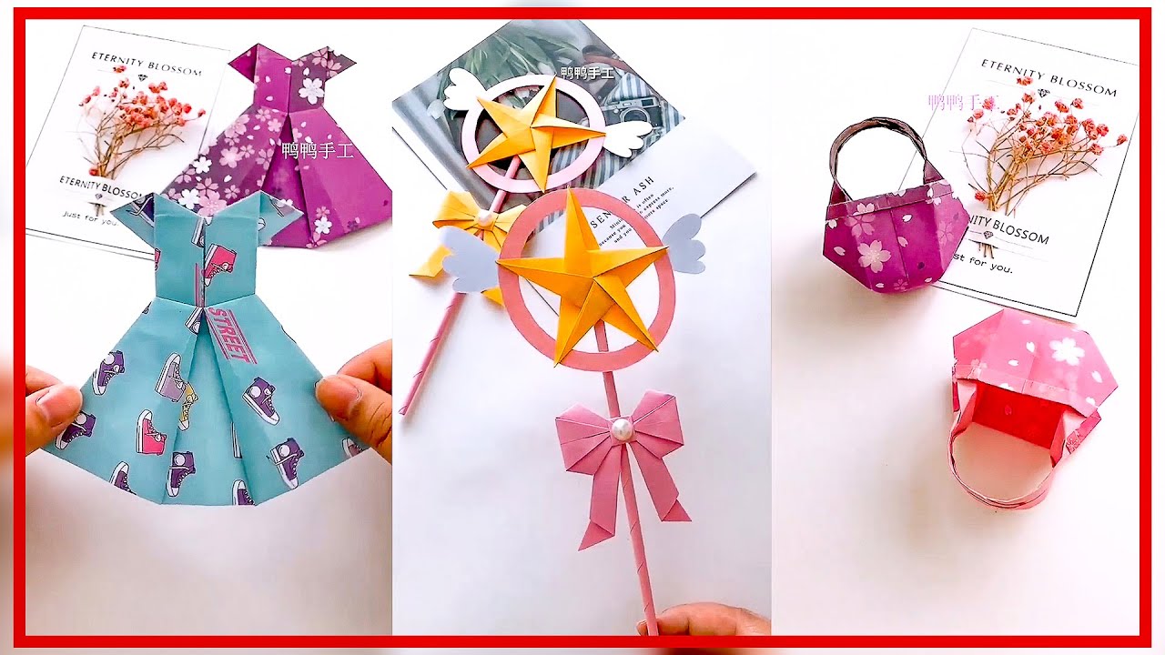 Đỉnh Cao Nghệ Thuật Gấp Giấy Origami - Tik Tok | How To Make Easy ...