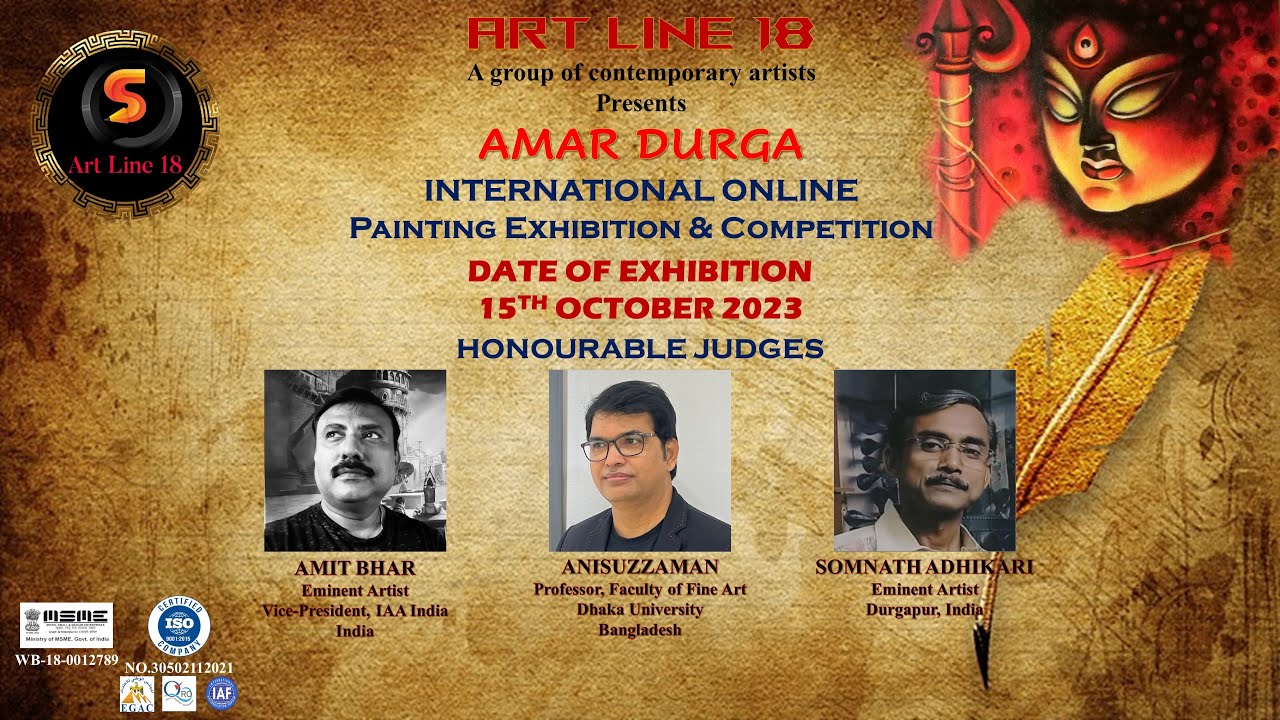 Art Line 18 presents Amar Durga International Online Painting ...
