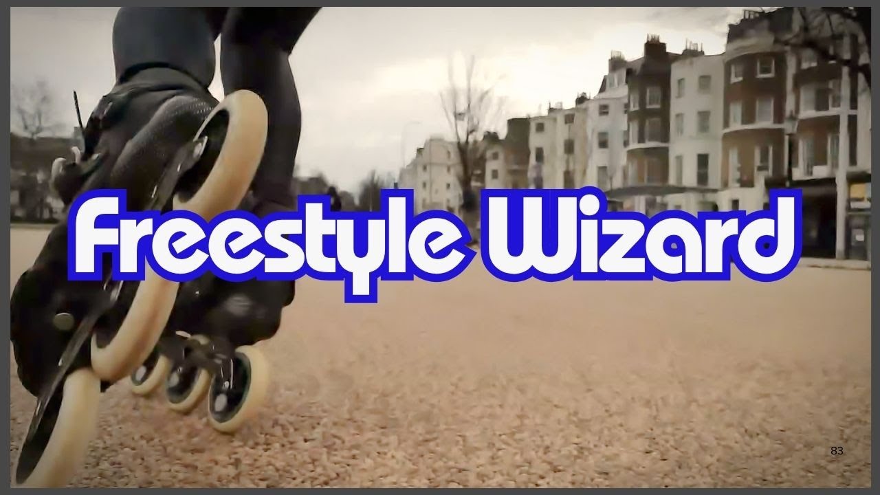 Freestyle inline wizard skating (on a flat set up 3x110) using ...