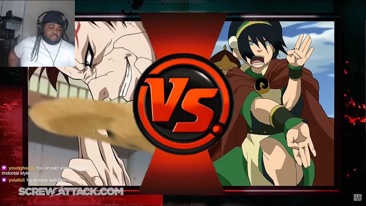 BATTLE OF THE EARTH🪨 Gaara🏝 vs Toph👓 Death Battle Reaction🤯🔥🔥 - YouTube