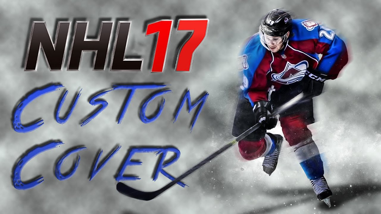 NHL 17 Custom Cover Speed Art - Nathan Mackinnon (W/ Download) - YouTube