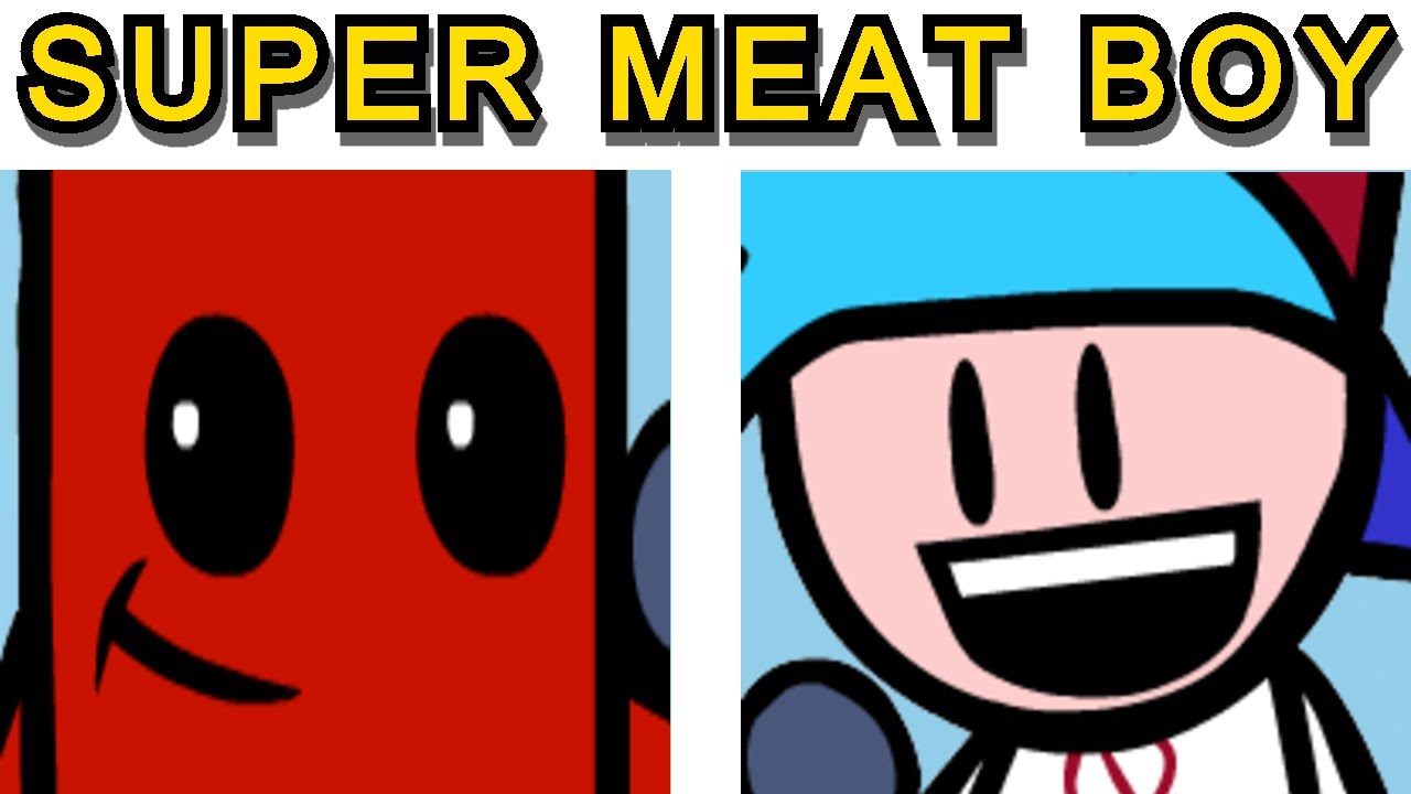 Friday Night Funkin' Super Meat boy: Edicion FNF [Super Meat Boy] /FNF ...