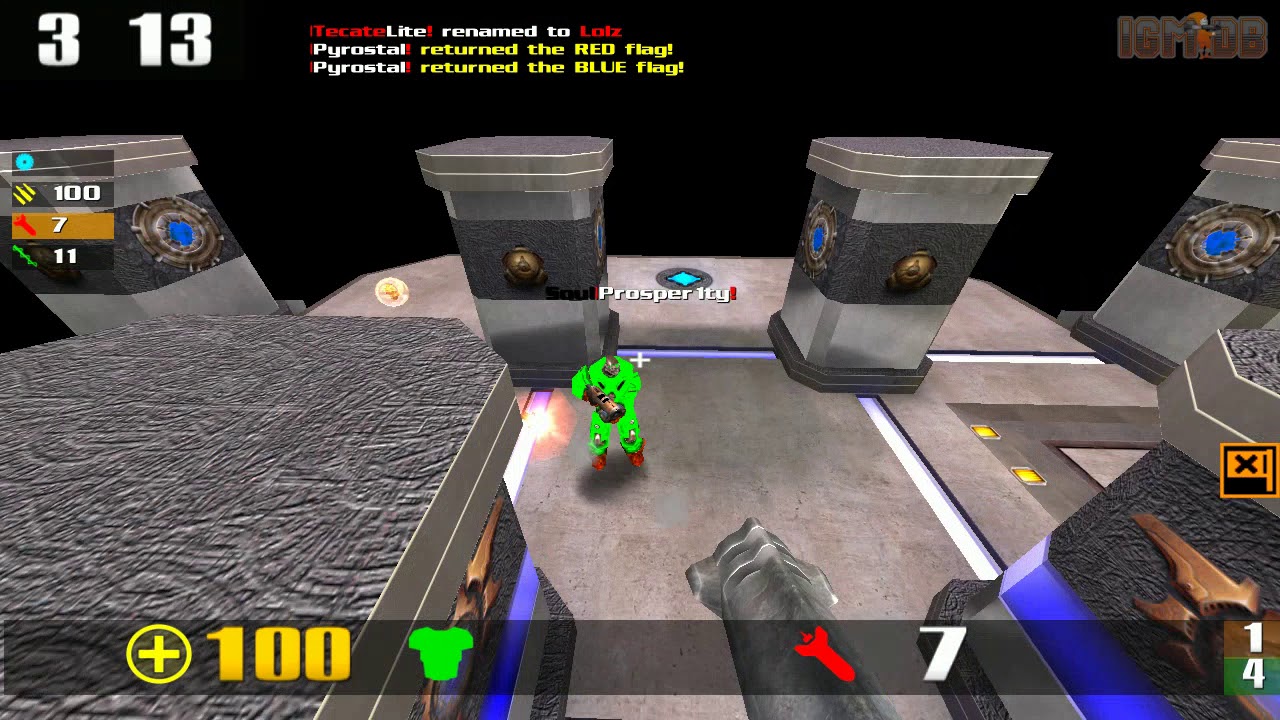 Quake 3 CPMA: Ctf game soul vs soul clan game - YouTube