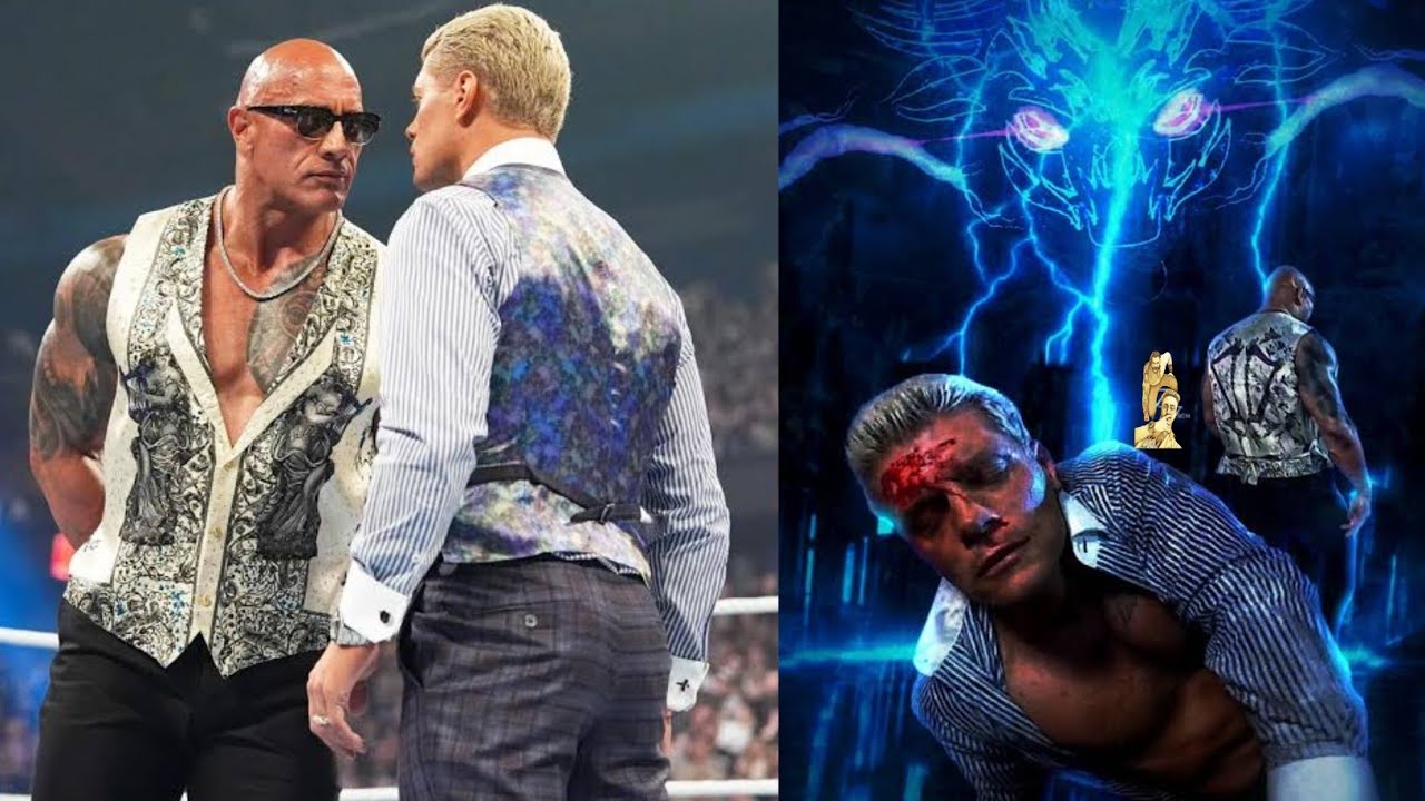 The Rock Face To Face Cody Rhodes. The rock Attack Cody Rhodes Wwe ...