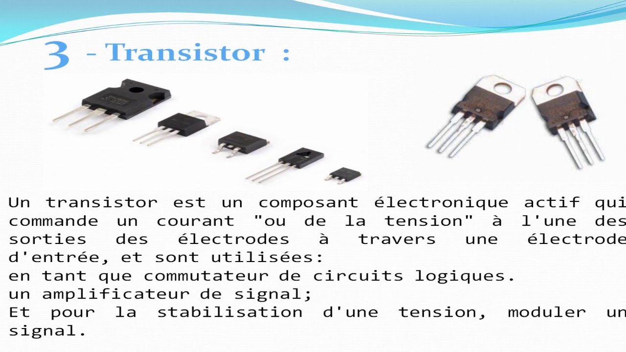 Apprendre les composants lectroniques 100 % Facile - YouTube