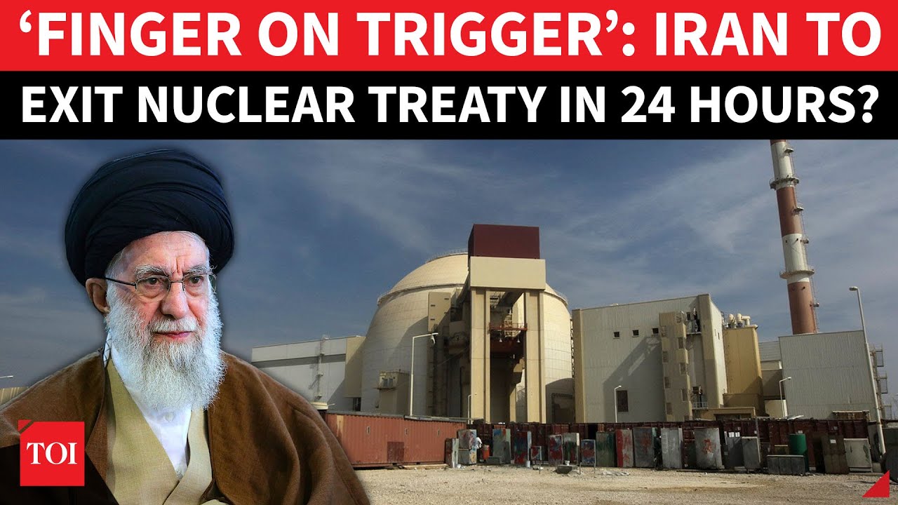 Iran Makes Unprecedented Nuclear Move To SPOOK Europe; Former FM Warns ...