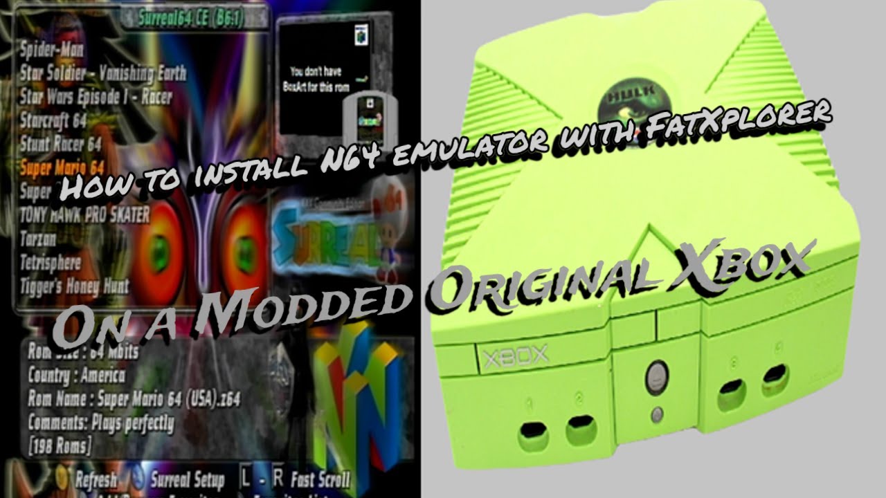 How to install Nintendo 64 Emulator on a modded original Xbox with ...