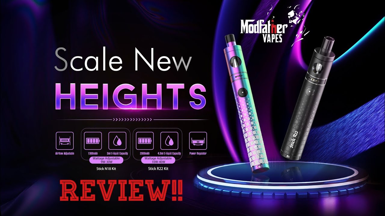 REVIEW - SMOK StickR22, Stick N18 & Thinner Kit - YouTube
