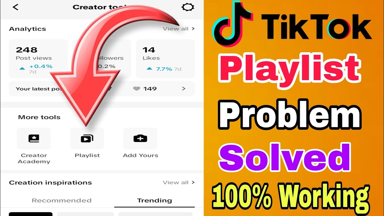 Tiktok playlist Problem solved 🔥 2024 | 100% working - YouTube