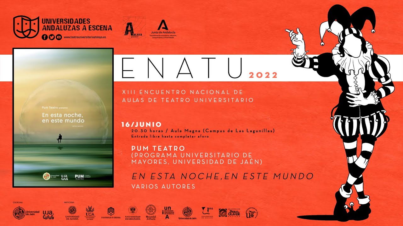 ENATU 2022: "En esta noche, en este mundo", varios autores. PUM Teatro ...