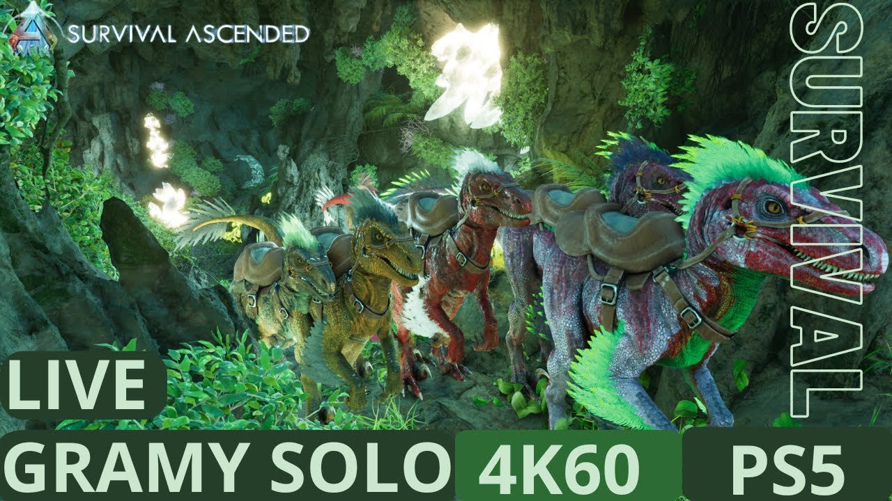 Ark Survival Ascended_GIGANTORAPTOR REX MEGALODON QUETZAL CERATOSAURUS ...