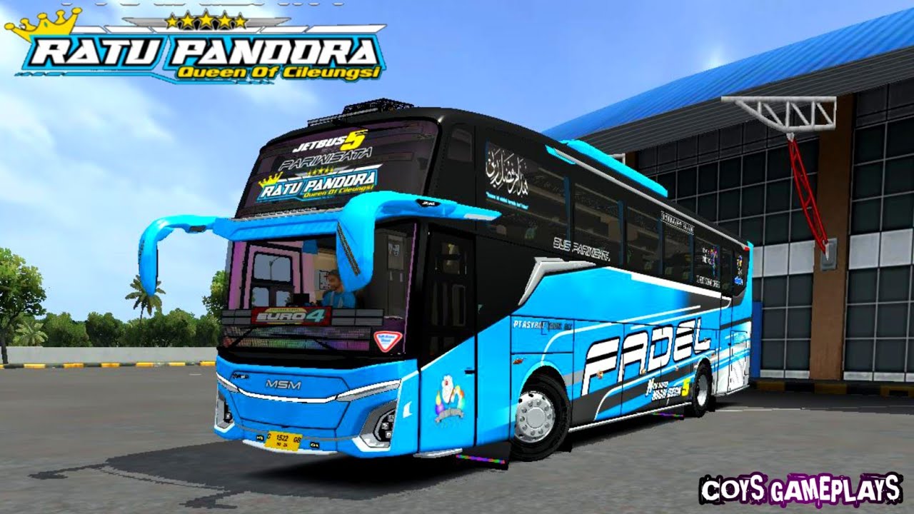 SHARE⁉️LIVERY MSM RATU PANDORA JB5 KP PROJECTS MAX // BUS SIMULATOR ...