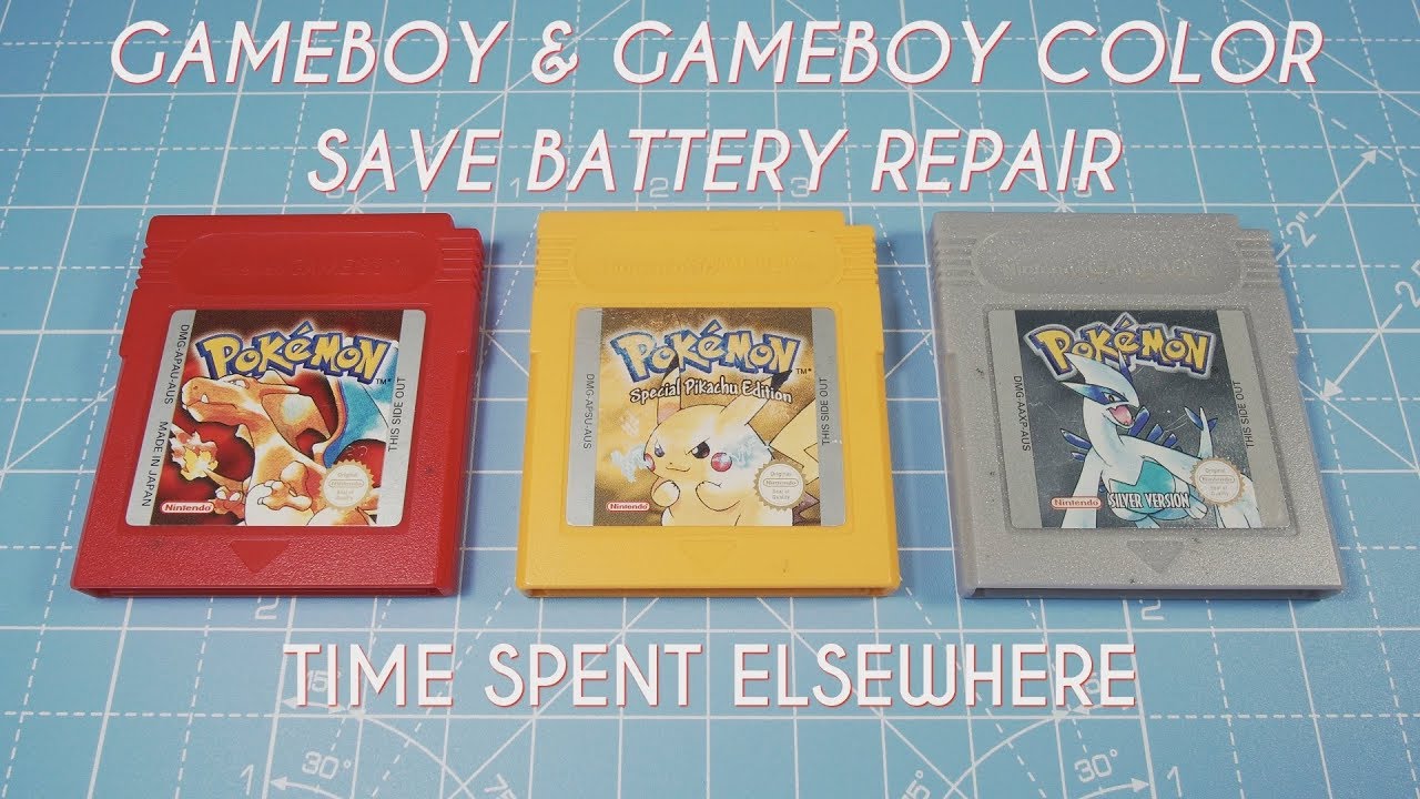 Pokemon Save Battery Repair - GameBoy - YouTube