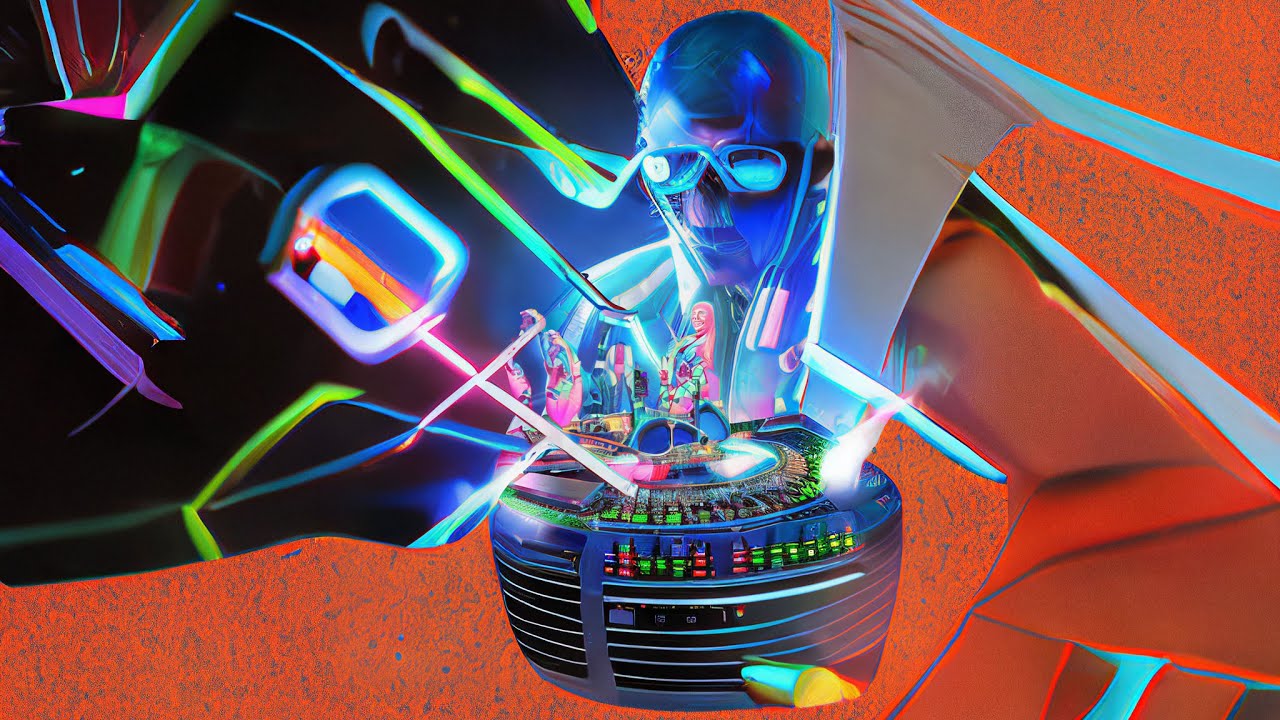 Neural Descent - Deep House Music and AI Zoom Visuals - YouTube