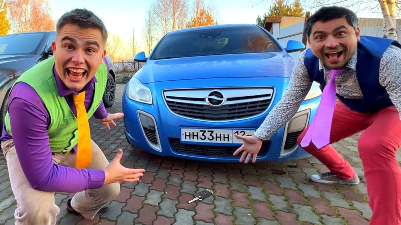 Mr. Joe and Mr. Joker Found Opel OPC and Car Keys VS Race for kids ...
