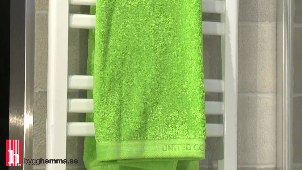 Bygghemma | Handdukstork Hafa Ellips Vit - YouTube