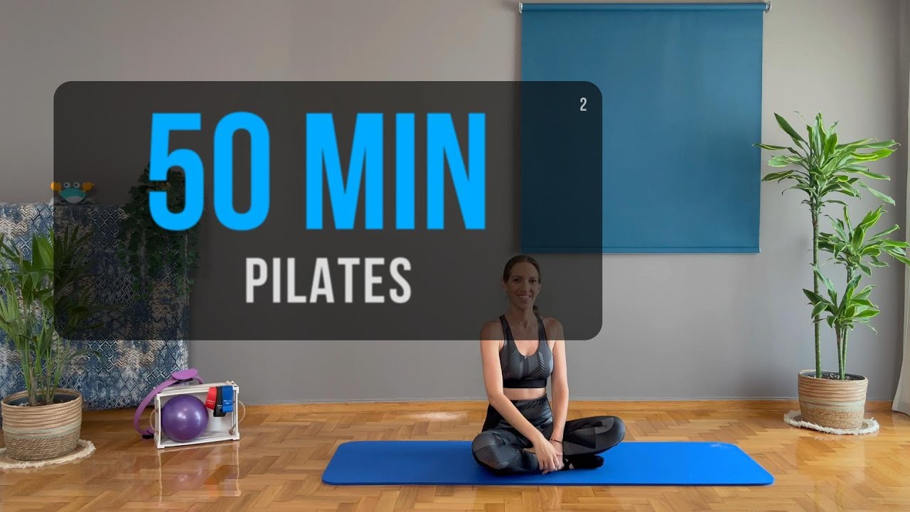 50 Min Pilates Workout - Dynamic Flow - Pilates at Home Workout - All ...