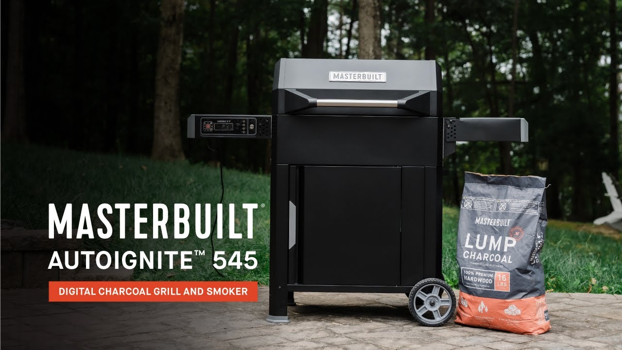 AutoIgnite™ 545 Digital Charcoal Grill and Smoker | Masterbuilt - YouTube