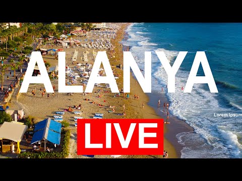 Live Webcam Alanya Turkey. KLEOPATRA BEACH 17.08.2023 #alanya #alanyatürkei