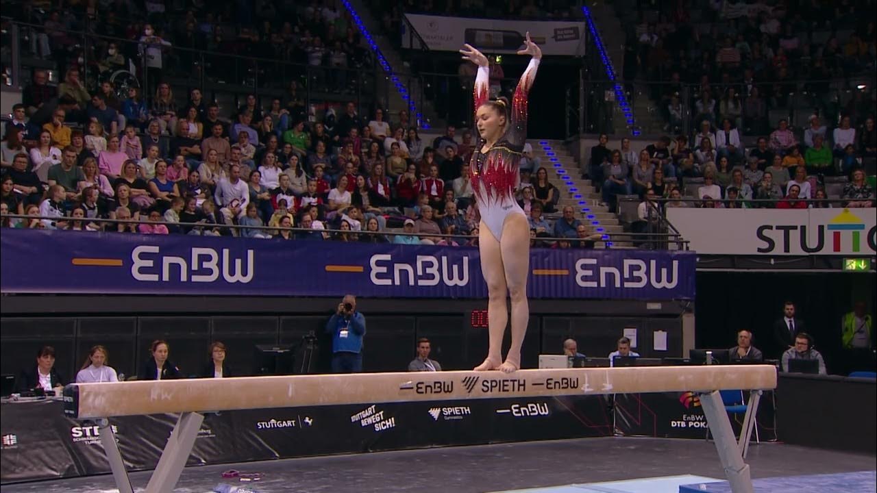 Maellyse Brassart (BEL) Schwebebalken - EnBW DTB Pokal 2023 - Team Challenge - Turnen - YouTube