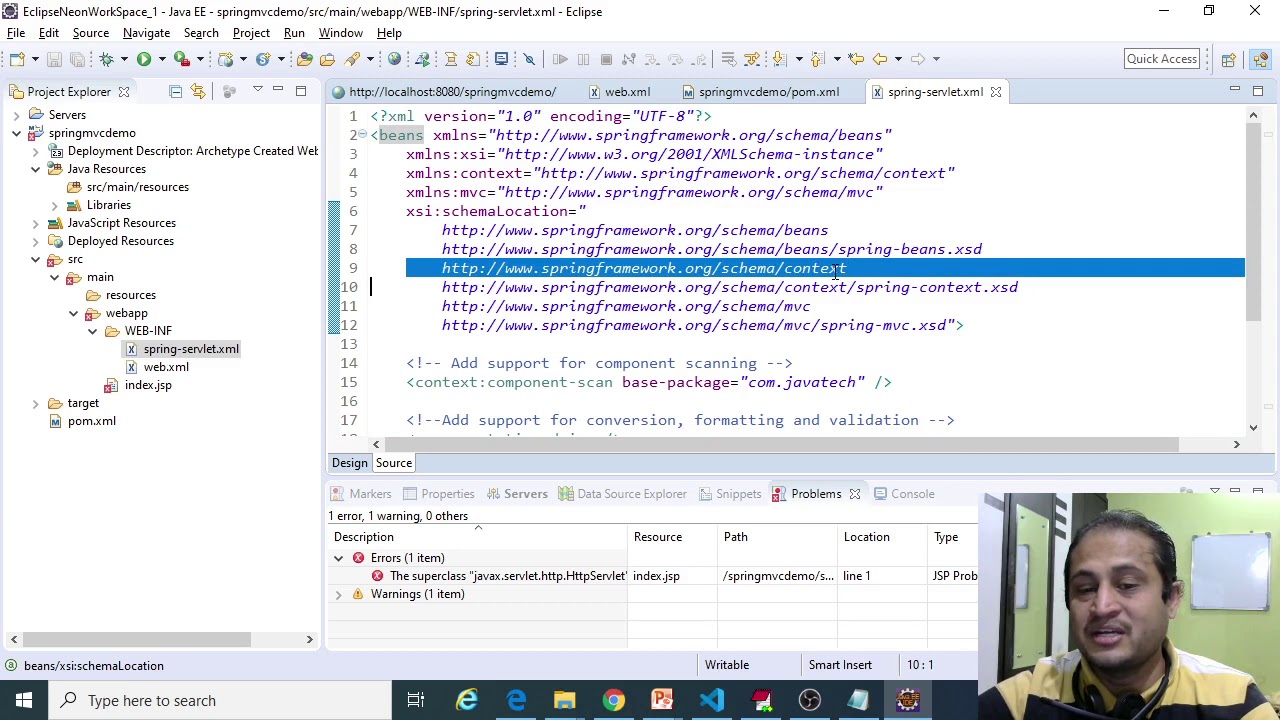Spring Mvc Configuring Web Xml Part 03 Youtube 2543