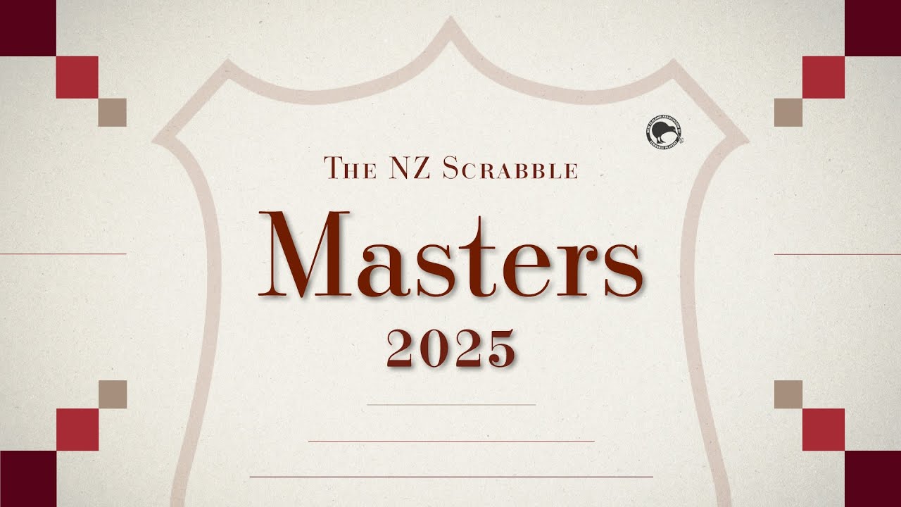 NZ Scrabble Masters 2025 - Day 2 (w/ Josh Sokol & Alastair Richards ...