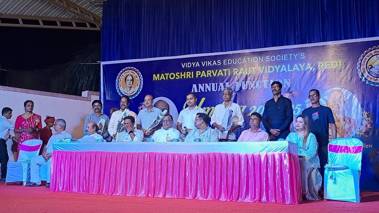 Satkar Sohla & chief Guest's speech -Matoshree Parvati Raut Vidyalaya ...