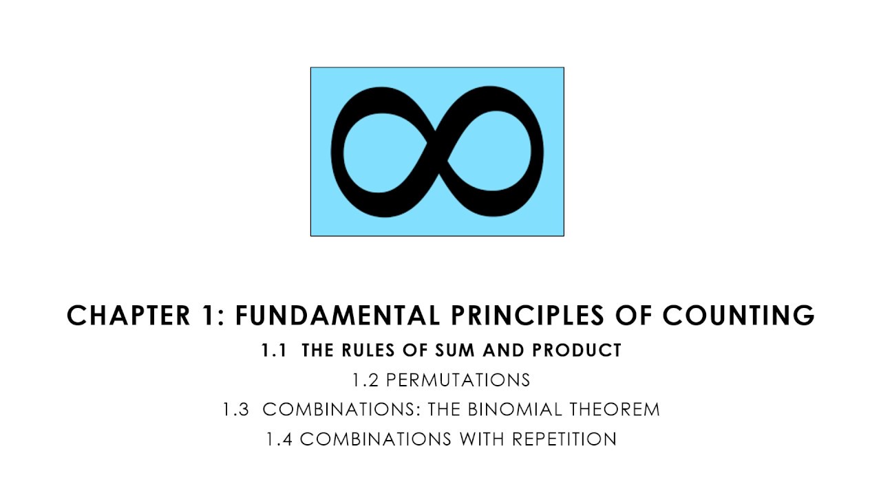 Combinatorics 1 1 The Rules Of Sum And Product Youtube