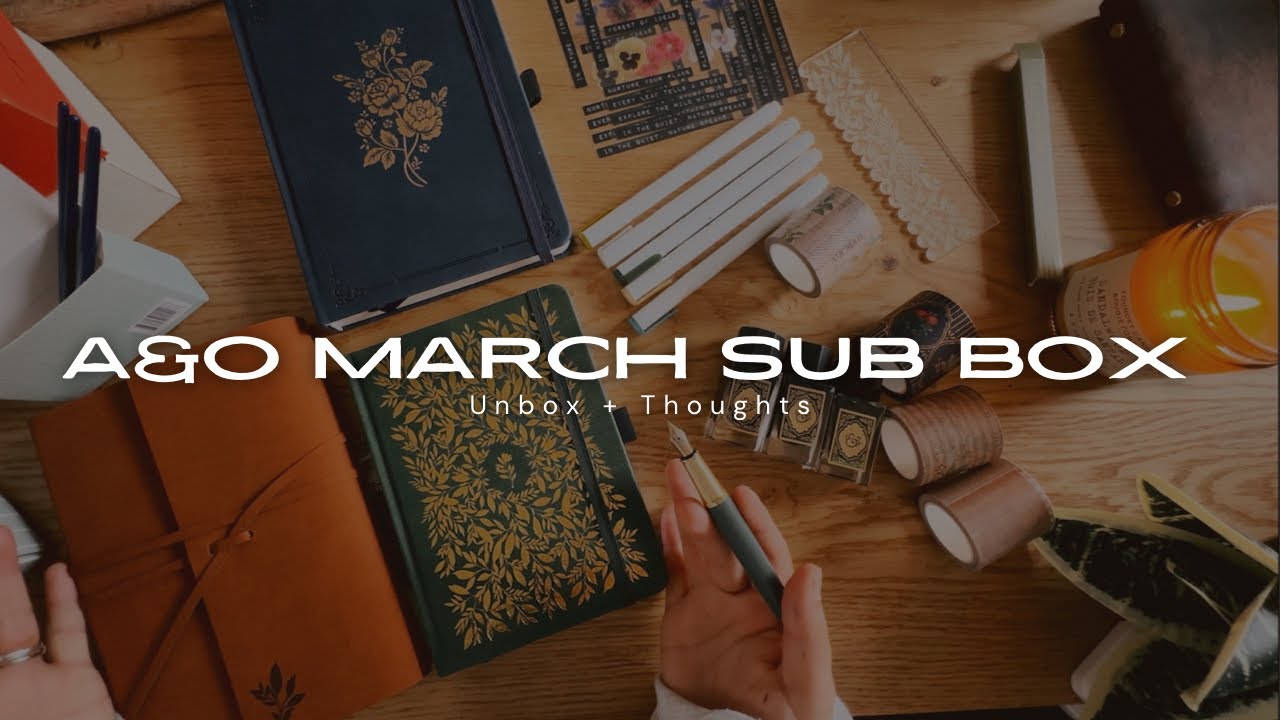 Archer and Olive MARCH Sub box | A Fountain pen???? - YouTube